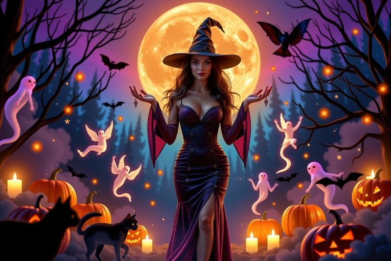 Magical Creatures That Walk Among Us on Halloween Night