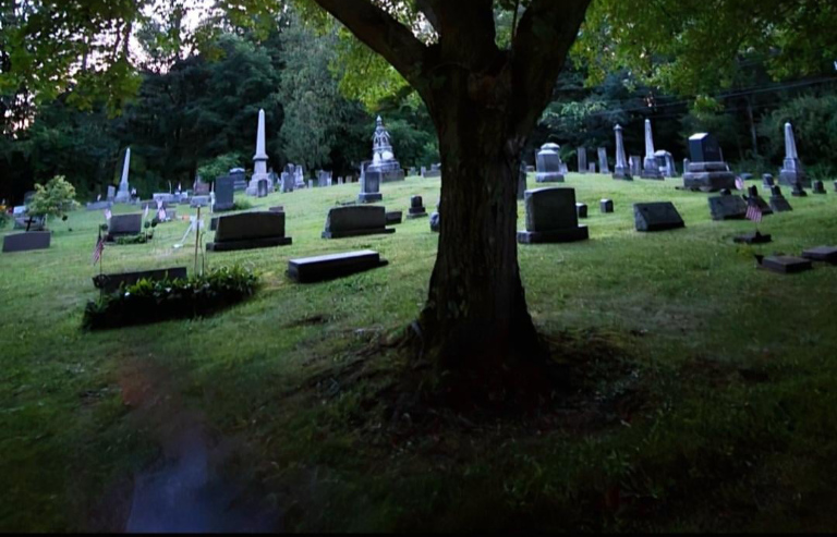 The Ghost Girl in Blue – A Cemetery Sighting